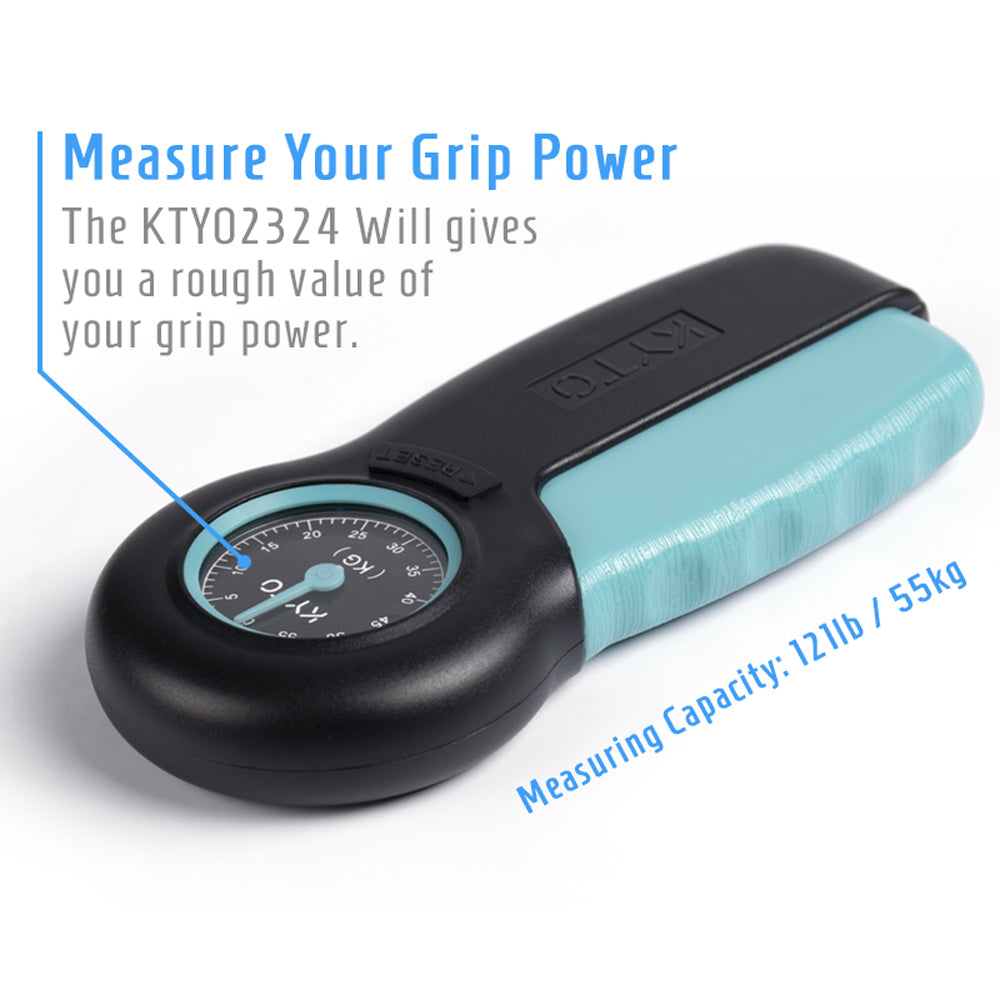 KYTO Hand Dynamometer Grip Power Strength Meter Hand Force Power 121lb ...